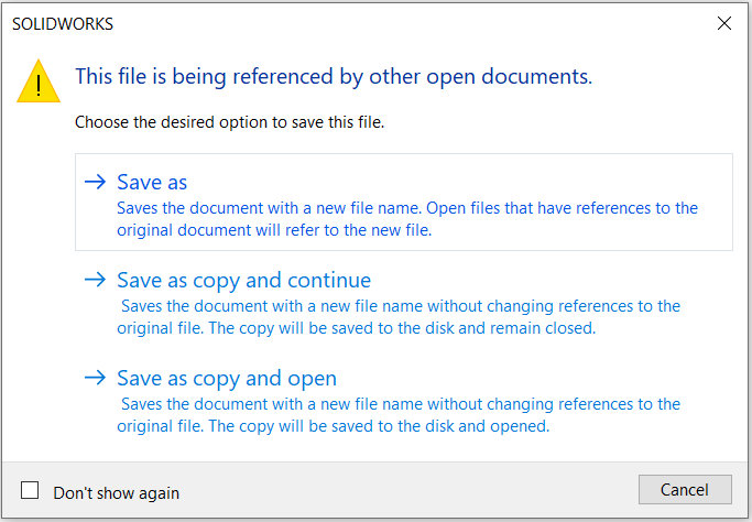 سالیدورک دستور save as کامل و گزینه های آن فارسی رایگان